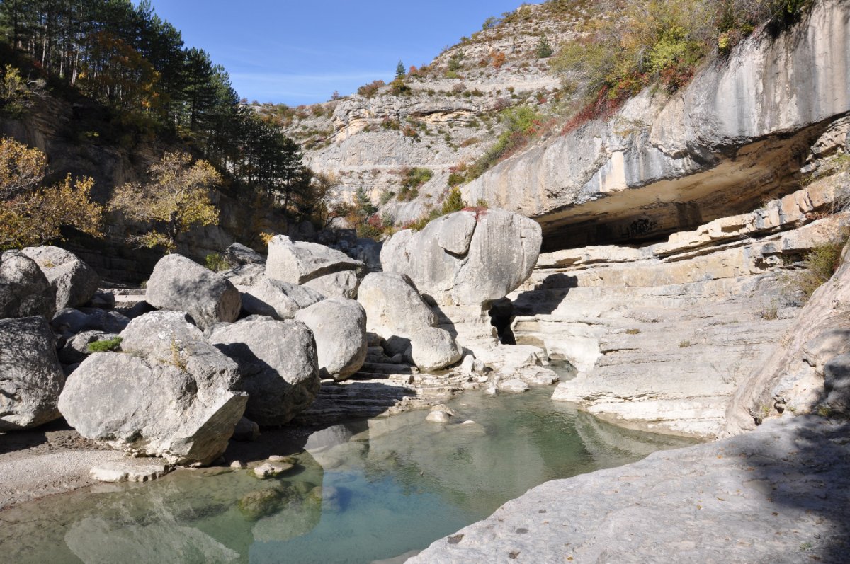 Les gorges de la Méouge Lieu remarquable Baronnies Provençales