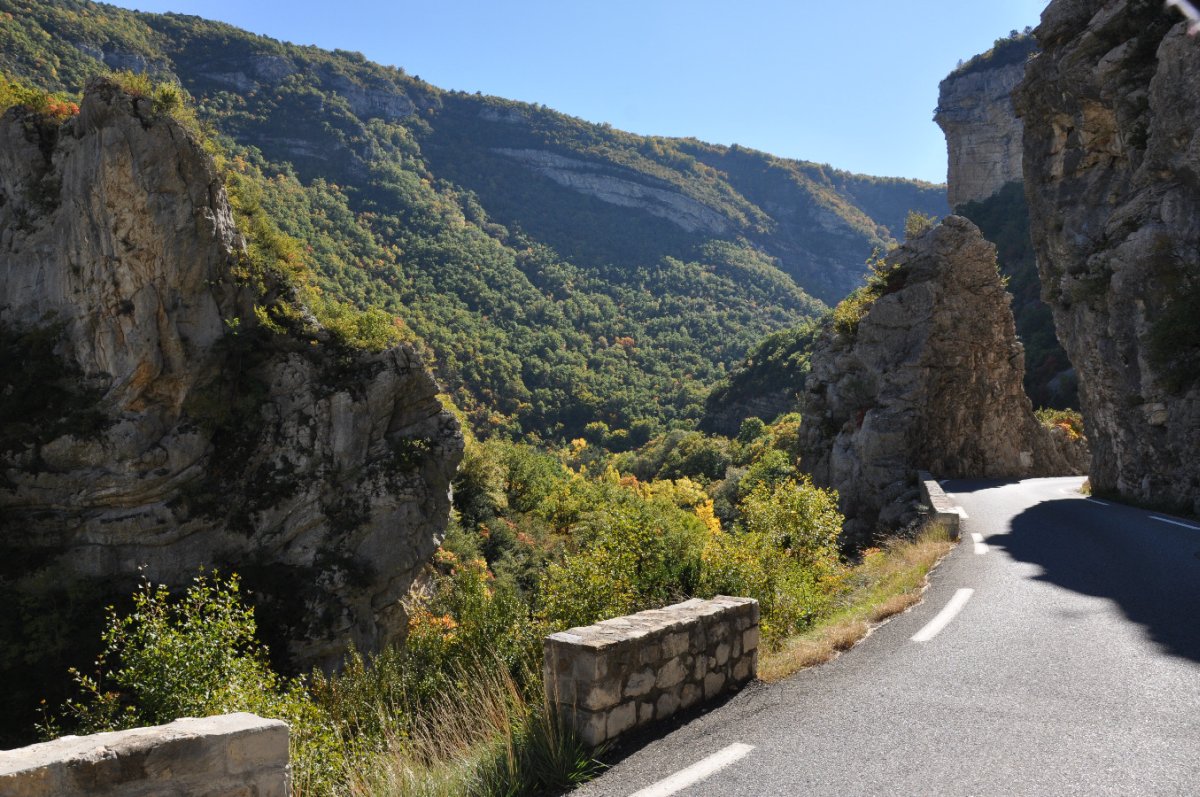 Les gorges de la Méouge Lieu remarquable Baronnies Provençales